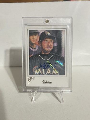2017 topps gallery canvas ichiro suzuki autographed | eBay
