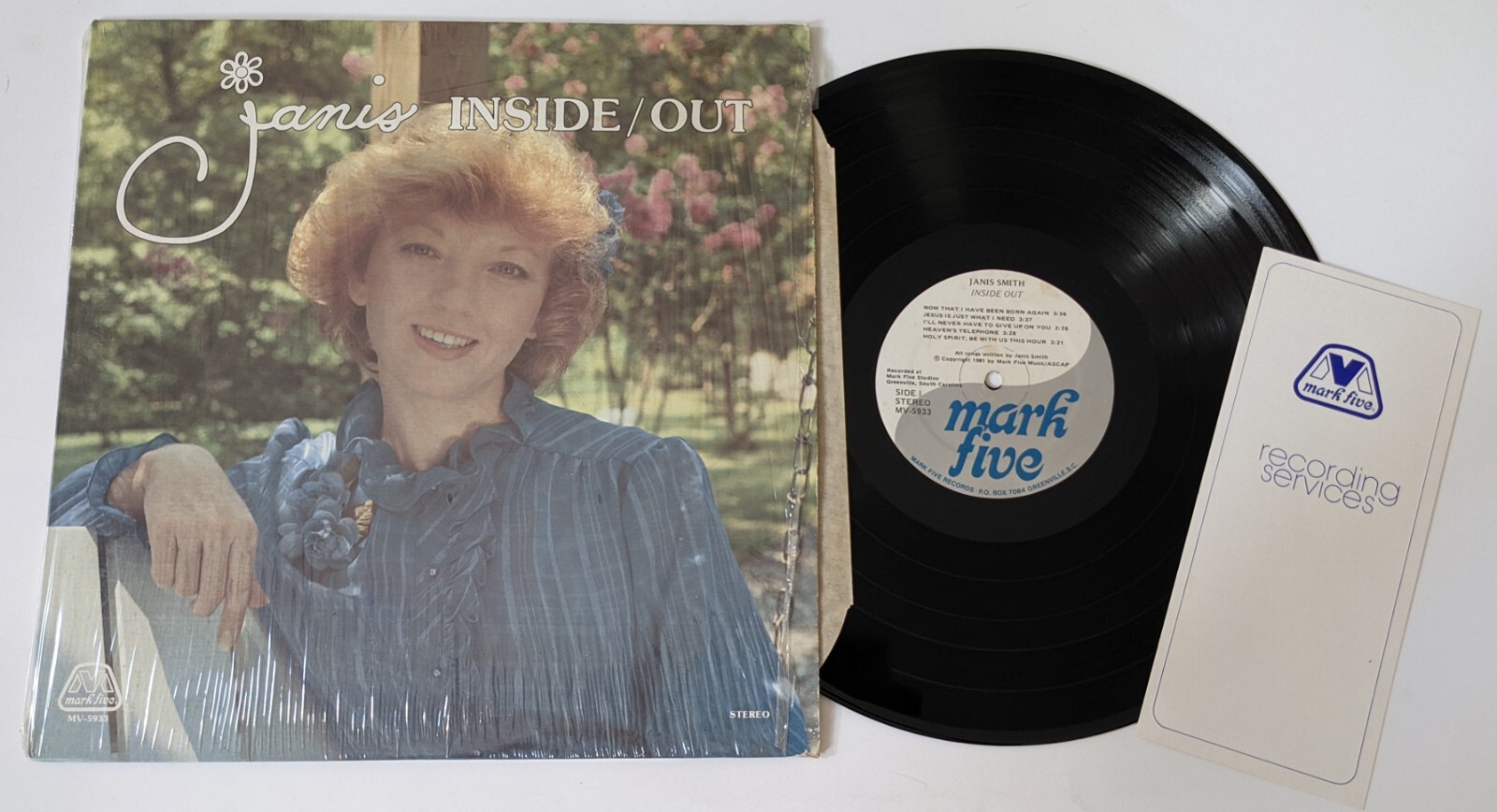 JANIS SMITH Inside Out LP Vinyl 1981 Album MV-5933 Mark Five GOSPEL ...