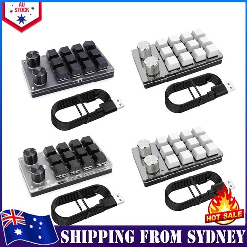12 Key 2 Knob Photoshop Gaming Keypad Hotswap for Gamers/Designers ...