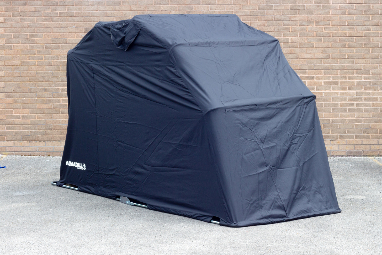 Armadillo Moto Motorcycle Garage Shelter Black - Large / 345cm X 137cm ...