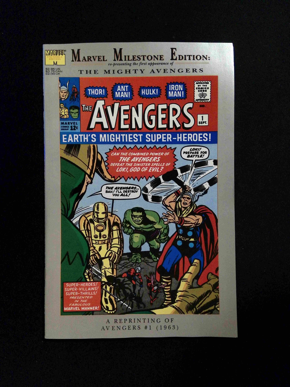 Marvel Milestone Edition Avengers #1 MARVEL Comics 1993 VF+ | eBay