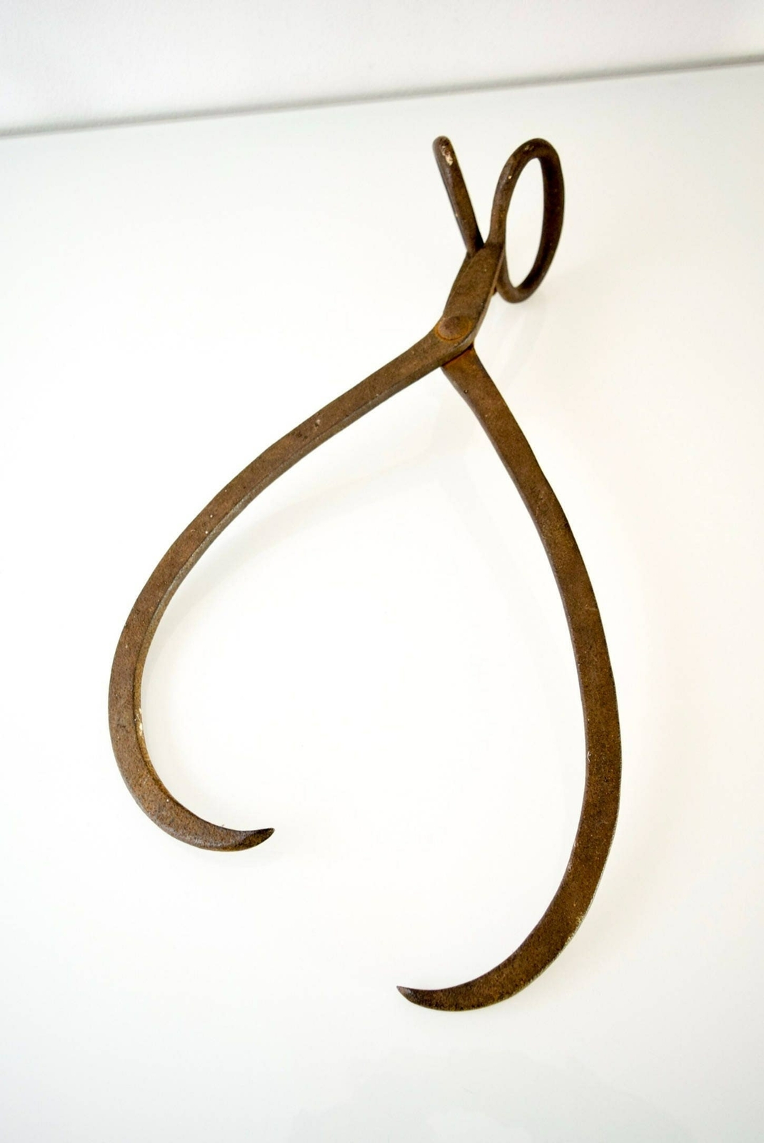 Vintage Antique Ice Hook Large Antique Hand-Forged Cast Iron Ice Block ...