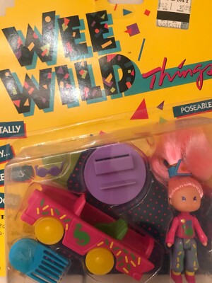 Vintage NRFB 1987 Mattel Wee Wild Things Poseable Doll & Accessories ...