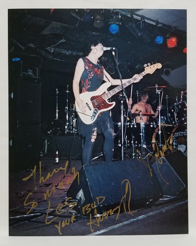 Concrete Blonde Johnette Napolitano Harry Rushakoff Signed Photo ...