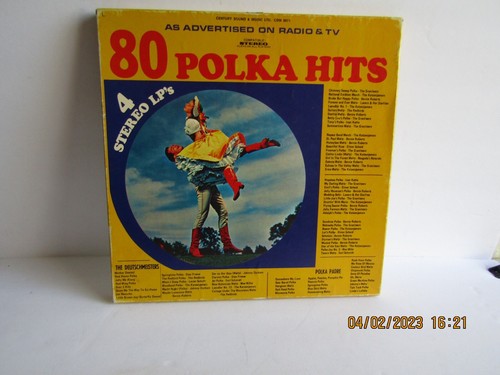 4-LP WITH BOX-80 POLKA HITS-CENTURY SOUND & MUSIC-CSM-8071-US-1981 NM ...