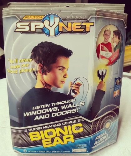 Spy Net Bionic Ear Super Hearing Device Jakks Pacific Real Tech BRAND ...