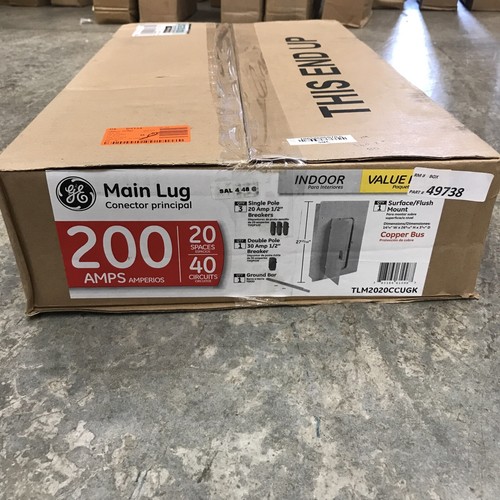 GE TLM2020CCUGK 200A Main Lug Load Center 783164610987| eBay