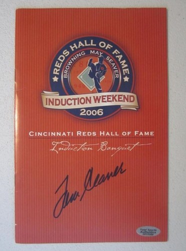 Tom Seaver Cincinnati Reds 2006 Hall Of Fame Signed Autographed Program ...