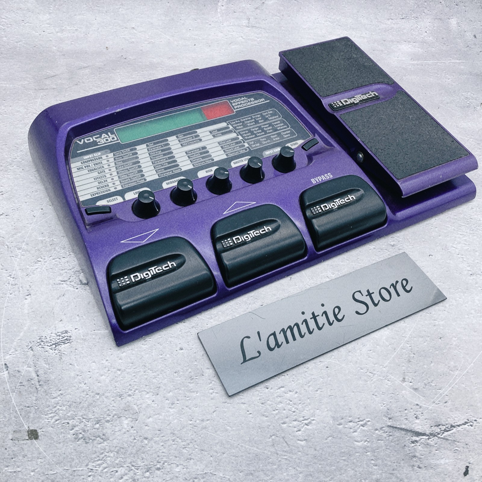 DigiTech Vocal 300 Vocal Multi-Effects Processor Voice Changer Vocal300 ...