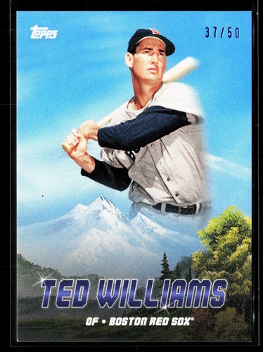 2023 Topps x Bob Ross Ted Williams Prussian Blue /50 | eBay