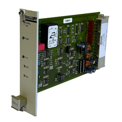 BALLUFF BTA-A11-0305 / BTAA110305 ANALOG UNIT CARD BTA-A BTAA 714969 H ...