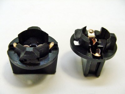 2x 194 Instrument Panel Cluster Light Bulb Lamp Dashboard Sockets Plug ...