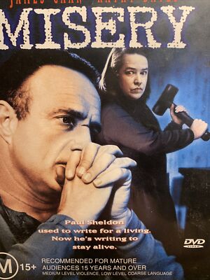 Misery (DVD, 1990) Kathy Bates James Caan Stephen King | eBay