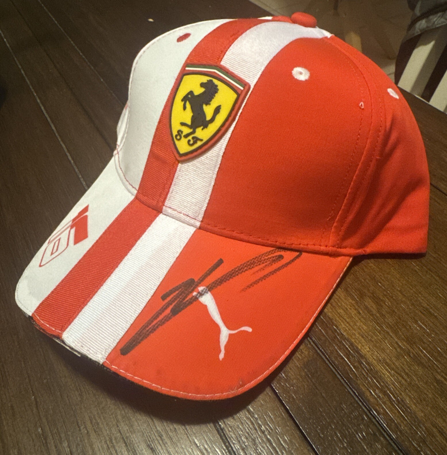 F1 2024 CHARLES LECLERC SIGNED FERRARI HAT MONACO In Person Autographed ...