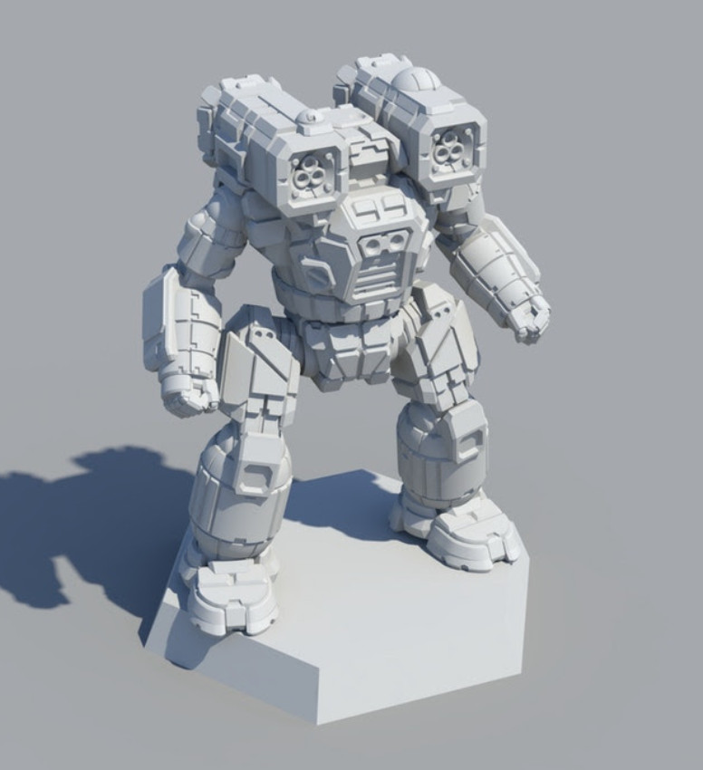 Battletech Hunchback IIC Mech + Pilot Cards Alpha Strike Clan Heavy ...