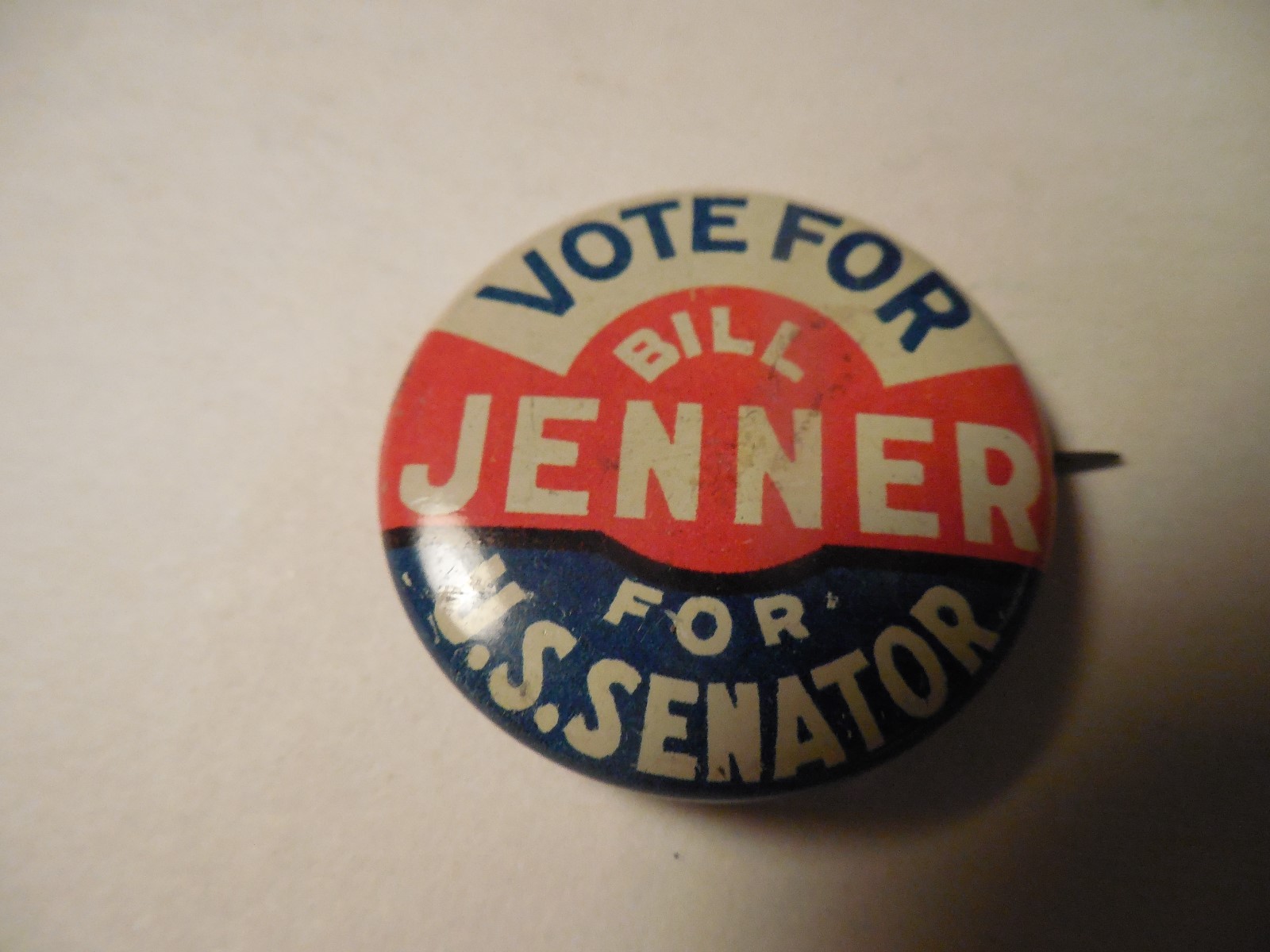 Indiana Senator Pin Back Local Campaign Button William Bill Jenner ...