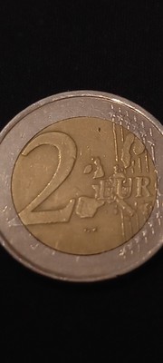 2 Euro Coin faulti error miss stamping with "S" on star Greece 2002 ...