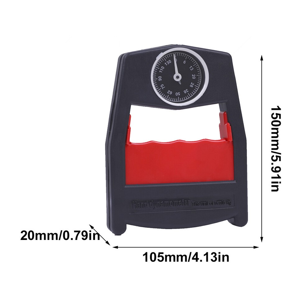Hand Dynamometer Reusable Handgrip Measurer Meter for Sports School and ...