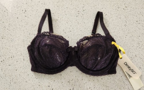 Dimity So "Pepper Dream" Black Soft Cup Bra Size 8E Sale $35.00 + Free ...