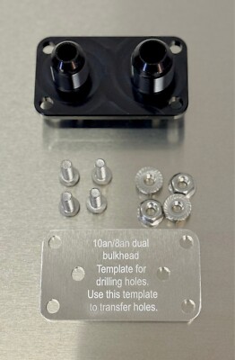 10AN/8AN bulkhead fitting, Dual bulkhead fitting. Fuel cell, Fuel lines ...