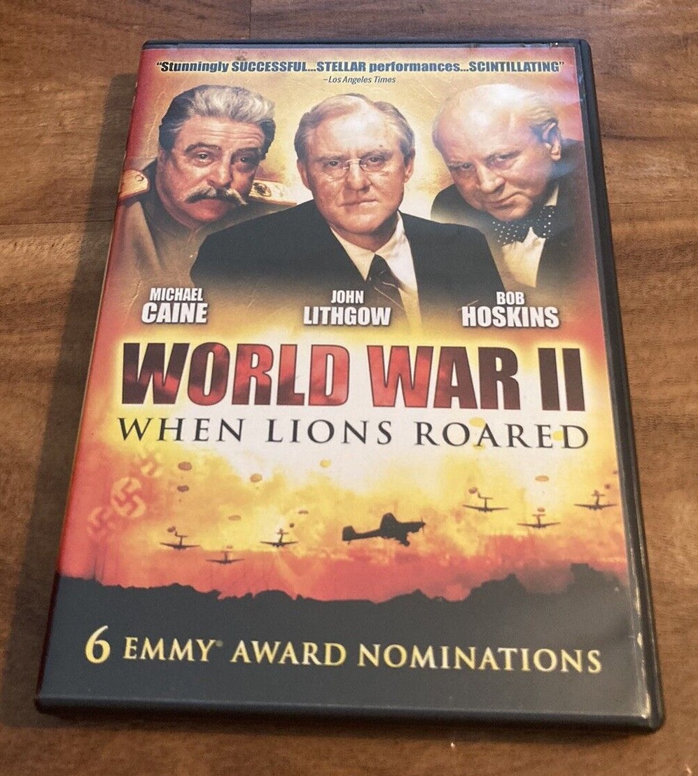World War II - When Lions Roared (1994) DVD TV Mini Series, 2-Disc Set ...