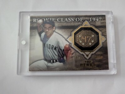2014 TOPPS # CR-10 YOGI BERRA CLASS RING DIAMONDS 1947 15 / 25 ONLY ...