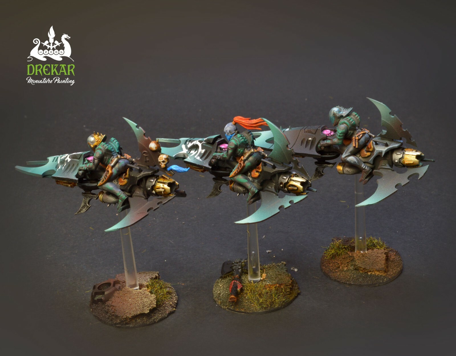 Reavers Drukhari dark eldar warhammer 40K ** COMMISSION ** painting | eBay