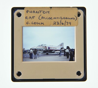 35MM SLIDE AIRCRAFT 1979 MCDONNELL DOUGLAS F-4C PHANTOM II RAF AT G/HAM ...