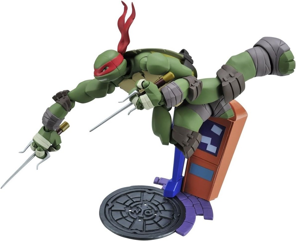 Kaiyodo Revoltech Teenage Mutant Ninja Turtles RAPHAEL Action Figure ...