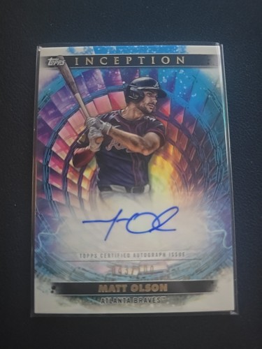 2024 Topps Inception- Matt Olson Charged Particles Auto /100 CPA-MO ...