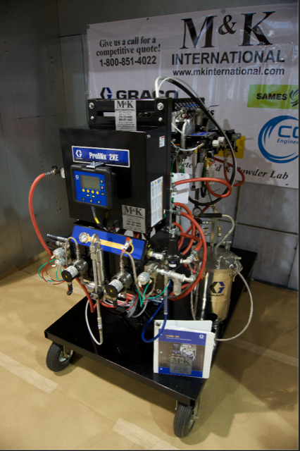 GRACO 24F085 2KE SYSTEM WITH 233489 TRITON PUMPS AND AIRPRO GUN | eBay