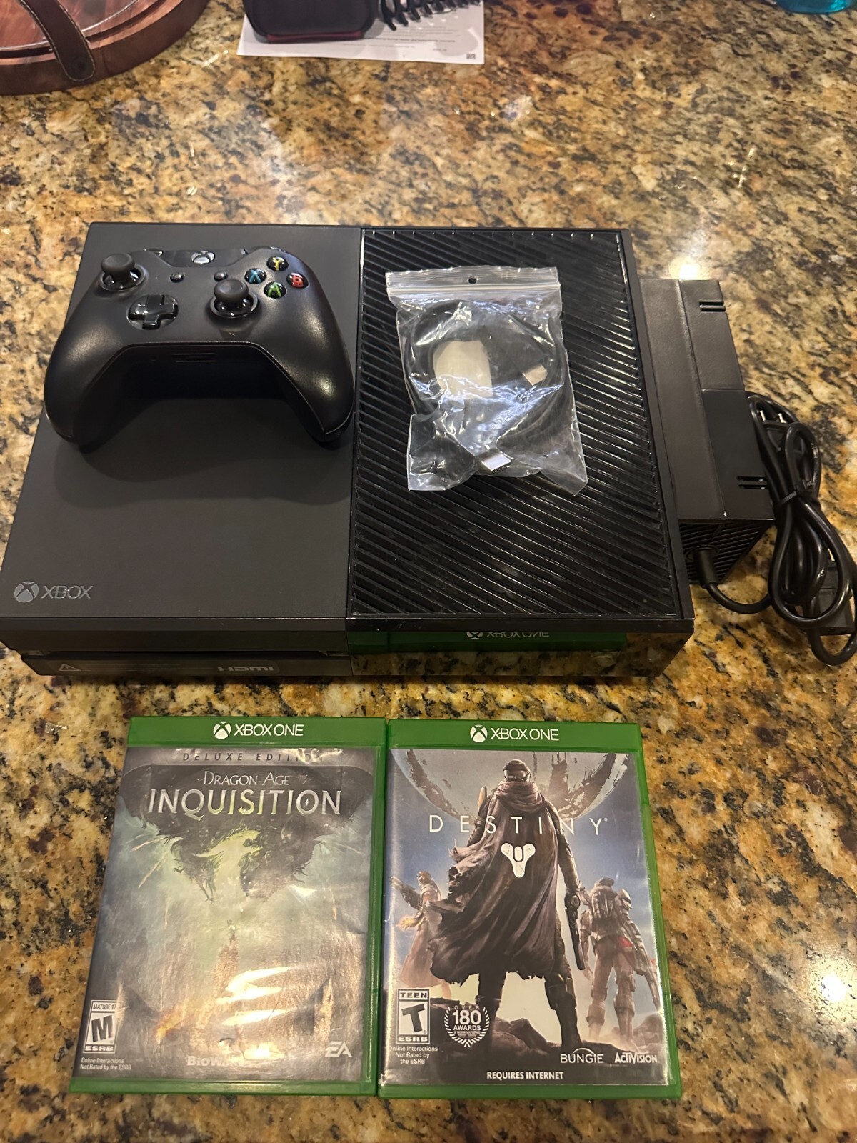 Microsoft Xbox One 500GB Console Black Model 1540 "Good Condition ...