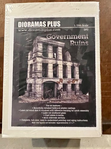 Diorama Plus 1/35 Factory Ruins Multi Media kit for Dioramas Kit No ...