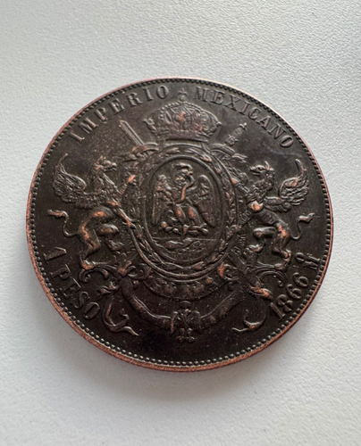 Coin 1 peso 1866 Mexico copper | eBay