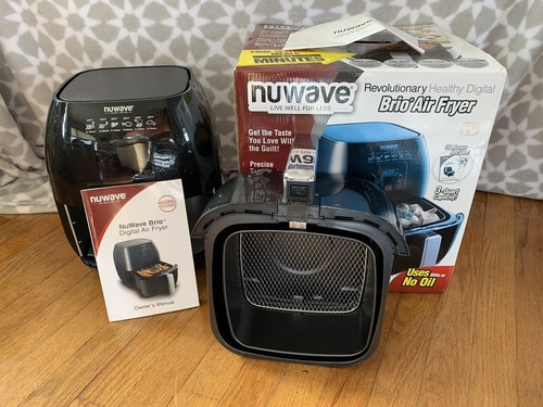 NuWave Brio 36001 3.5 Qt Digital Air Fryer - Black for sale online | eBay