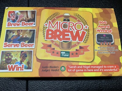 Microbrew Board Game (One Free Elephant). Micro Brew | eBay