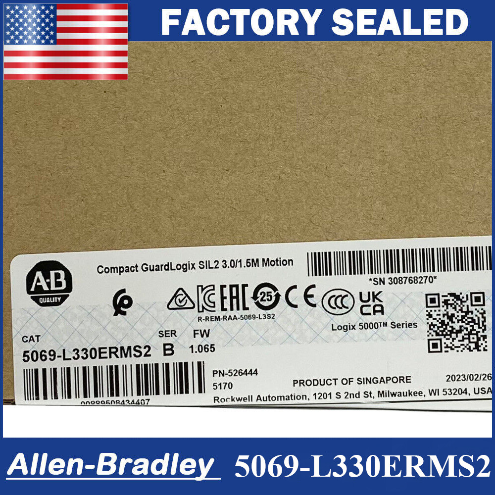 AB 5069-L330ERMS2 Allen-Bradley CompactLogix GuardLogix SIL2 3/1.5M ...