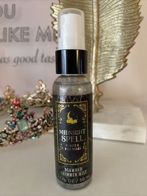 Bath & Body Works Midnight Spell Diamond Shimmer Mist Body Spray Amber ...
