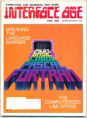 Interface Age - June 1981 - Languages | eBay