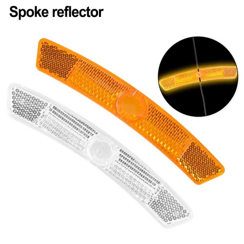 Bike Light Bicycle Reflectors Road Reflective Spoke Steel Ring Traffic ...