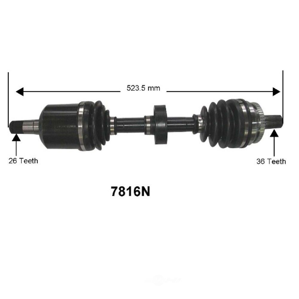 CV Axle Assembly-PDL Autopart Intl 1700-203541 for sale online | eBay