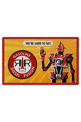 Fallout Red Rocket Ad Tin Sign Retro Art Decor Novelty Official ...