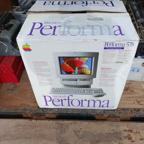 Vintage Apple Performa 578 Computer In Original Box 1994 Software ...