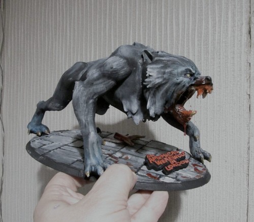AN AMERICAN WEREWOLF IN LONDON KESSLER WOLF 1/7 SCULPTURE PAINTED ...
