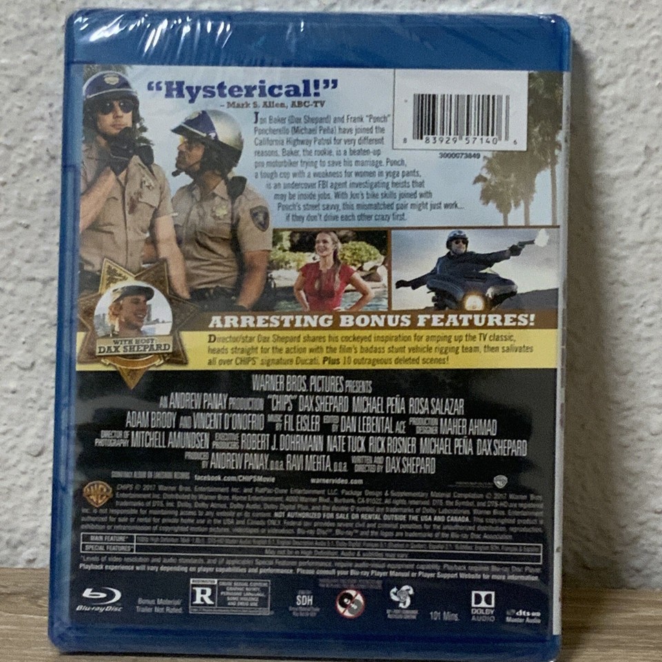 📀 CHIPS (BLU-RAY ) NEW 883929571406| eBay