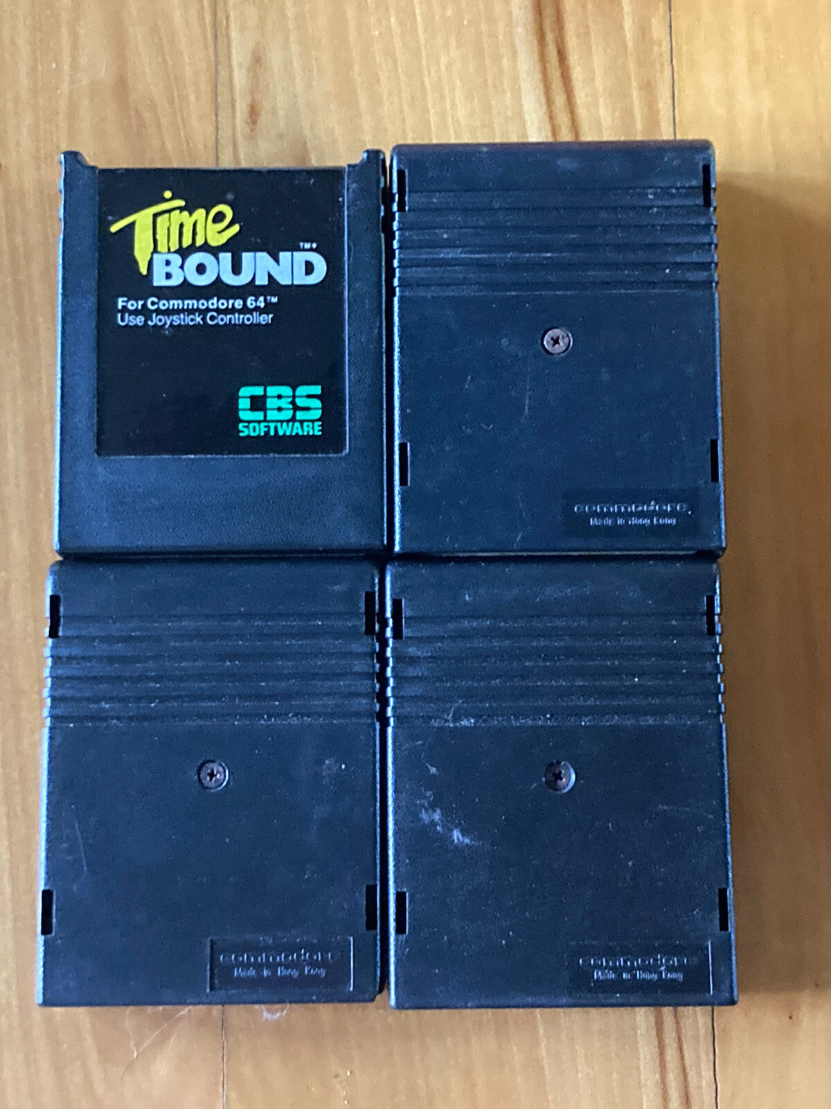 Commodore 64 lot of 4 games time bound blueprint omega race lemans | eBay