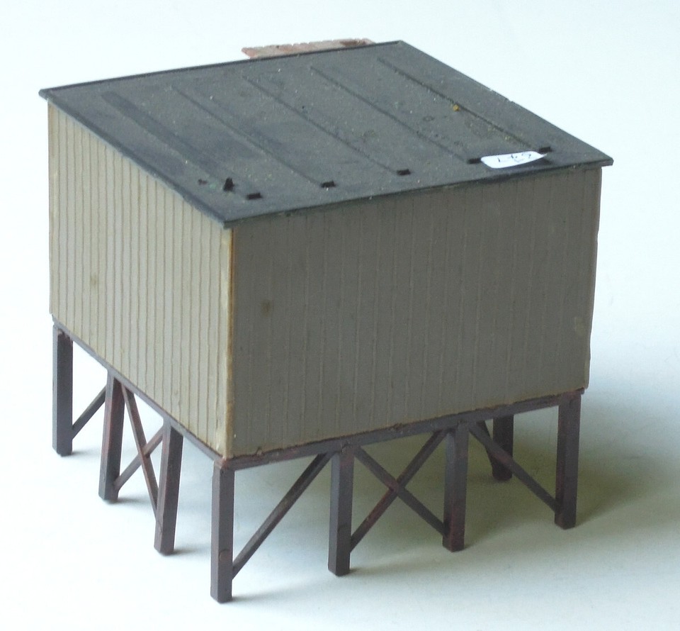 5d647 HO scale raised shop building track side scenery | eBay