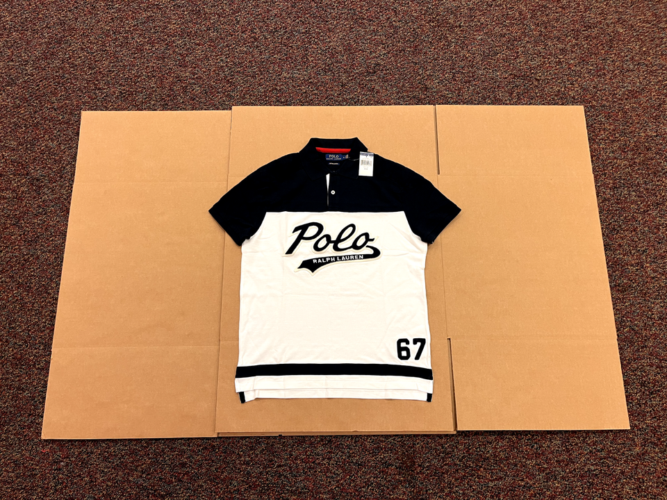 *MINOR DEFECT* Polo Ralph Lauren Custom Slim Fit Short Sleeve Cursive ...