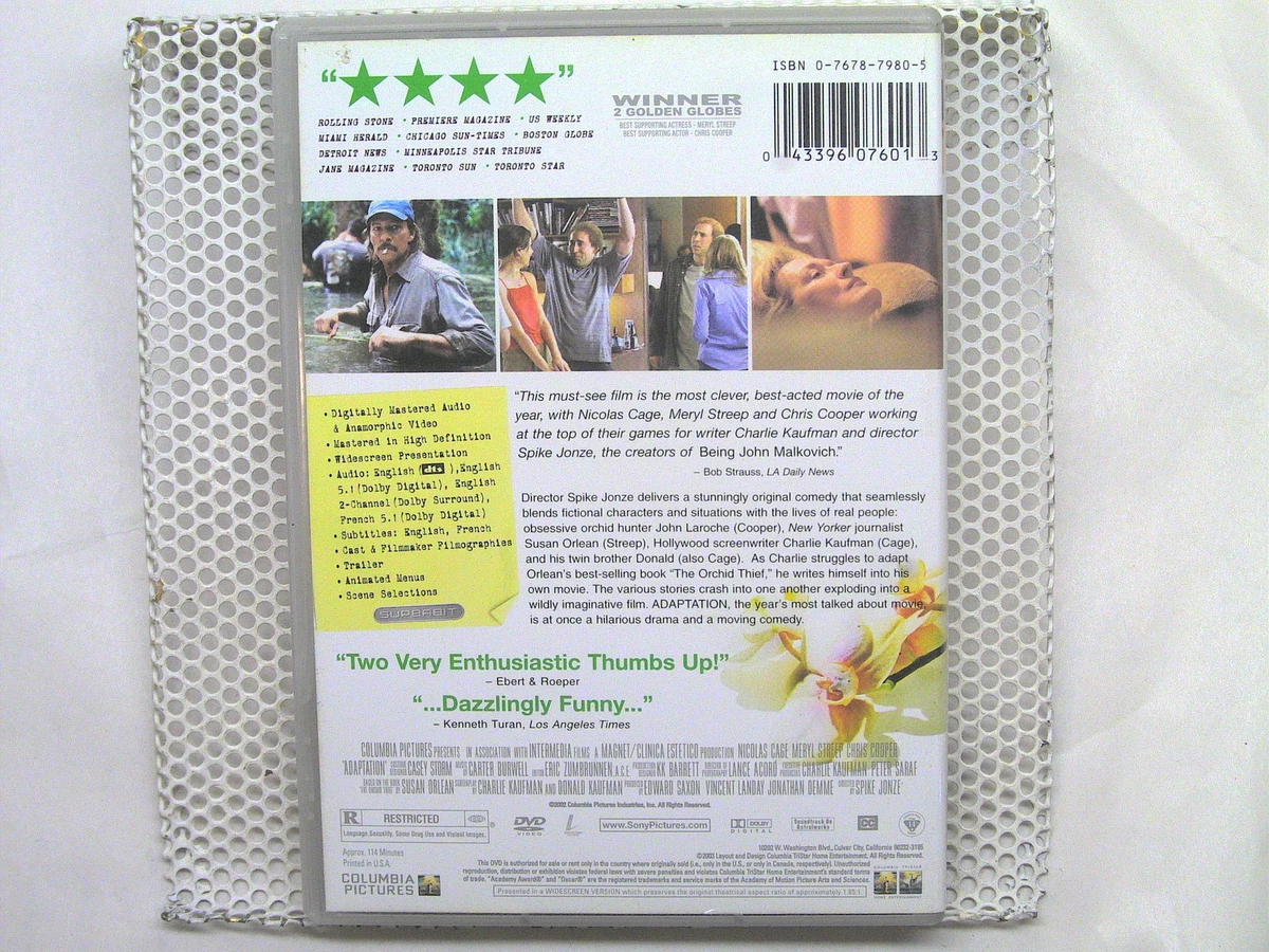 Adaptation Movie Dvd