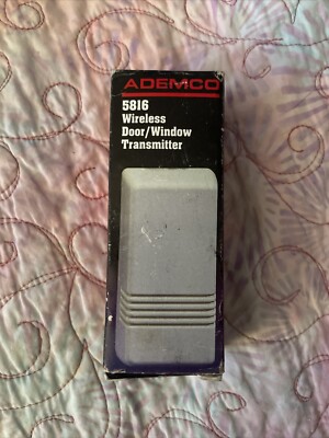 Ademco 5816 Wireless Door/Window Transmitter Honeywell 5800 System ...